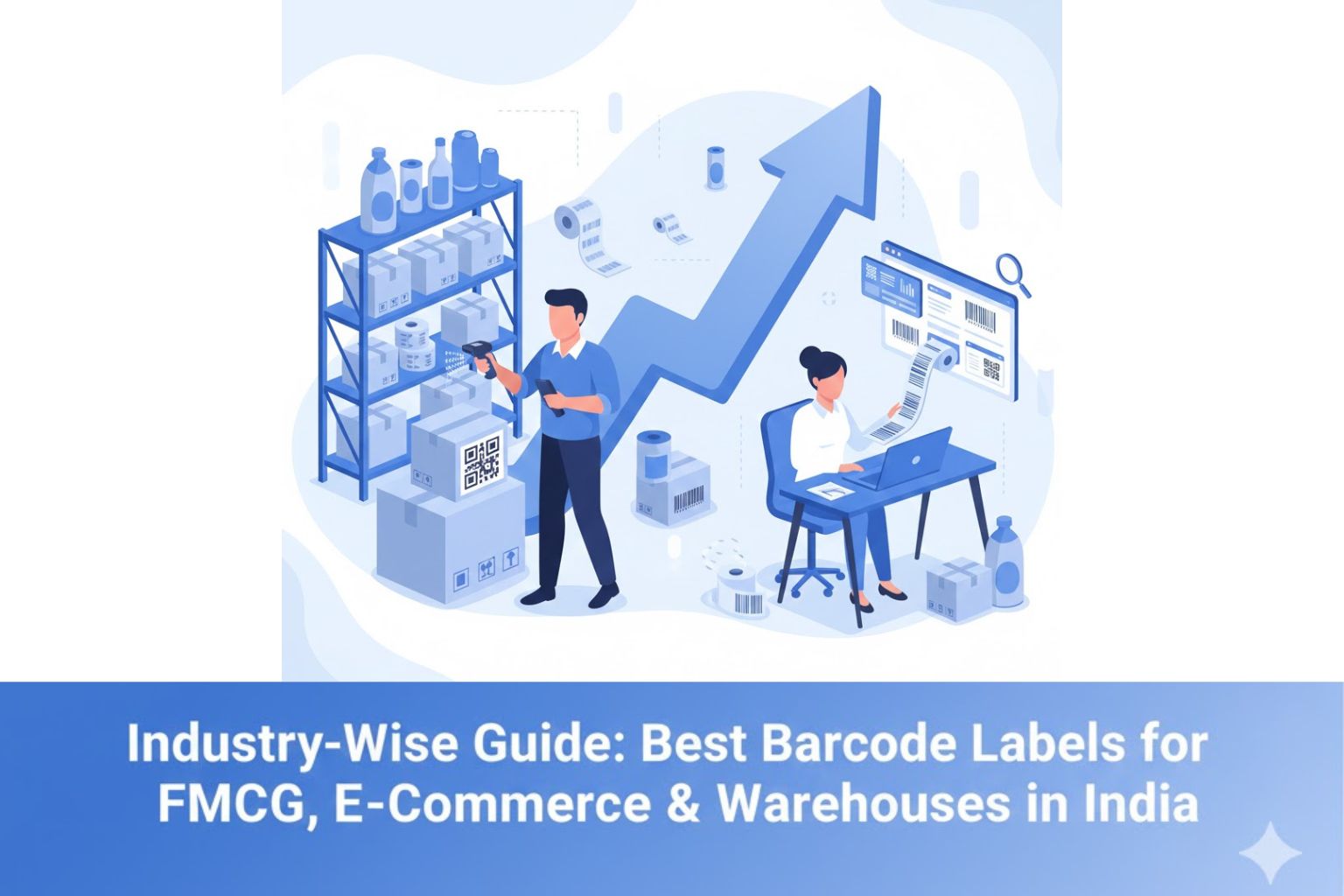Best Barcode Labels in India for FMCG & E-Commerce | BrahiForms